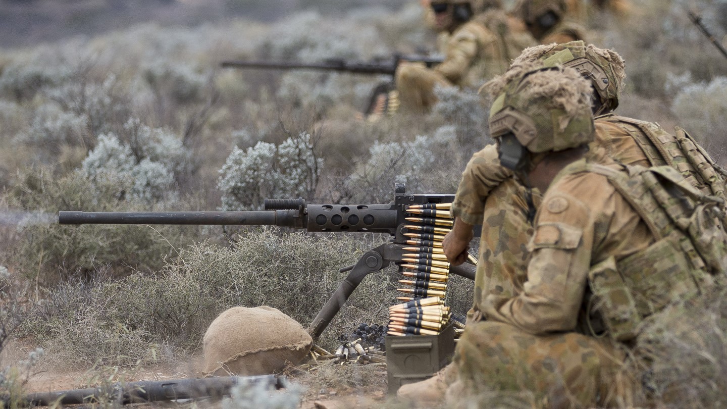 12.7 millimetre M2 quick change barrel machine gun | Australian Army